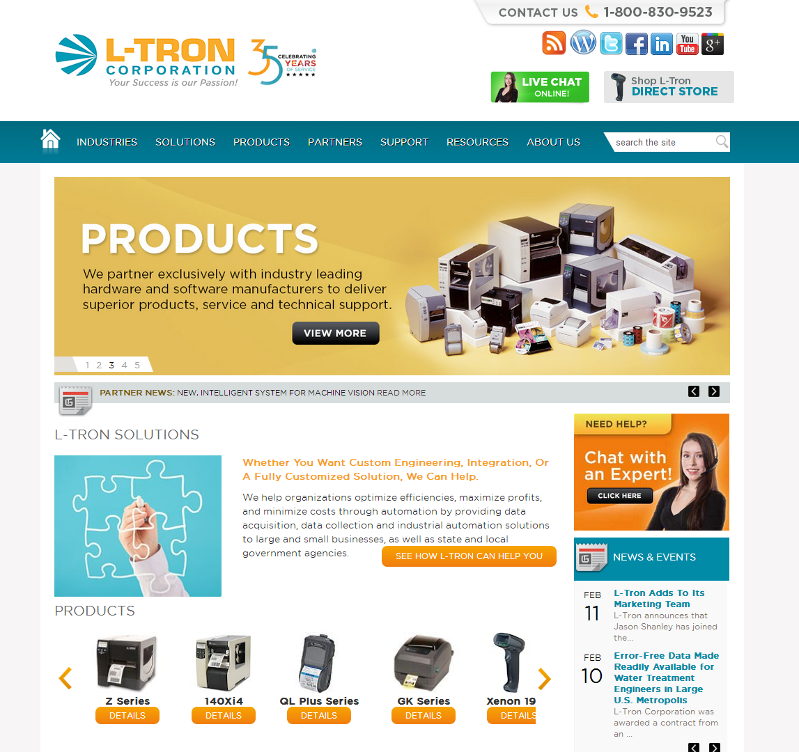 L-Tron Launches Informative, Mobile Optimized Website | L-Tron Corporation