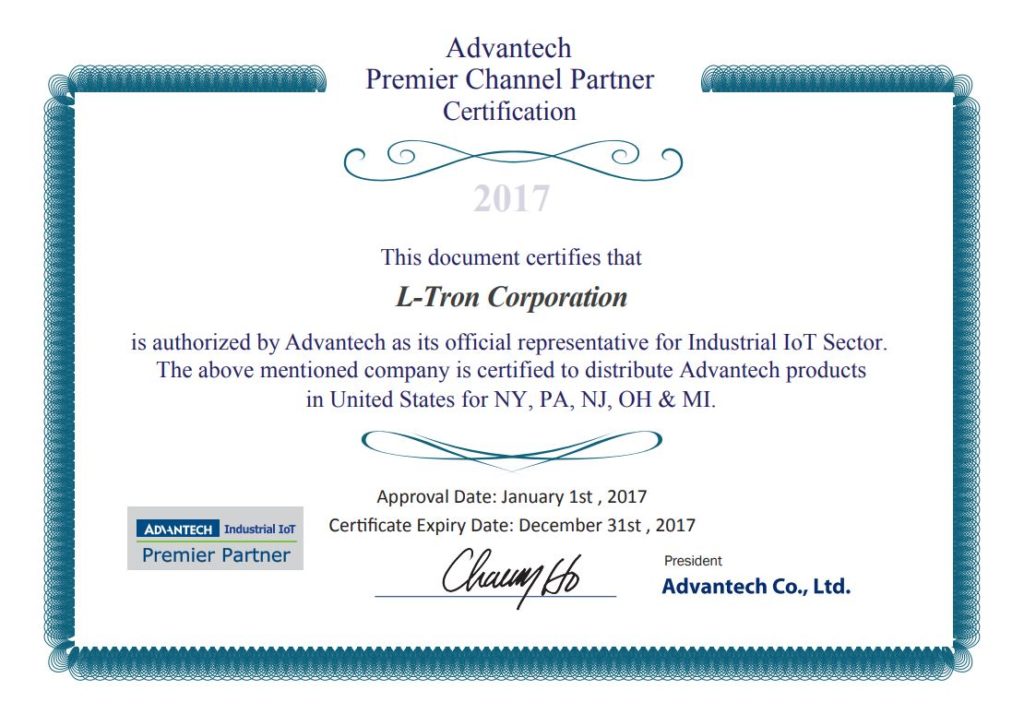 L-Tron | Advantech IoT Channel Partner Certification Training